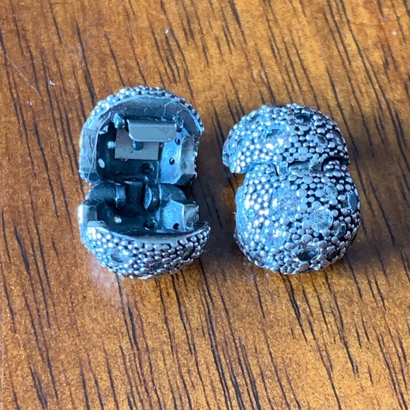 Pandora | Jewelry | Pandora Clip Cosmic Stars Clear Cz Stealing Silver ...